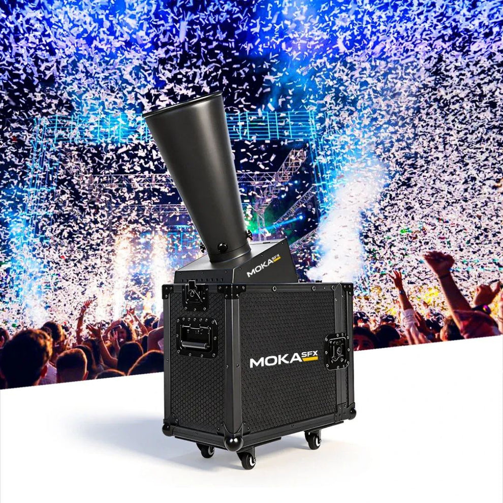 MOKA SFX MK-CN09 | Cañón Profesional de Confeti CO₂ Manual – Wave Acoustic