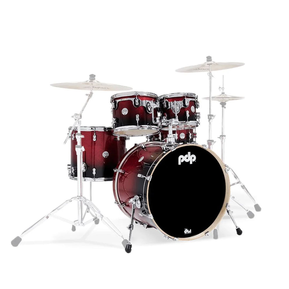 PDP CONCEPT BIRCH RED PDMA2215BC | Batería 5 Piezas – Wave Acoustic